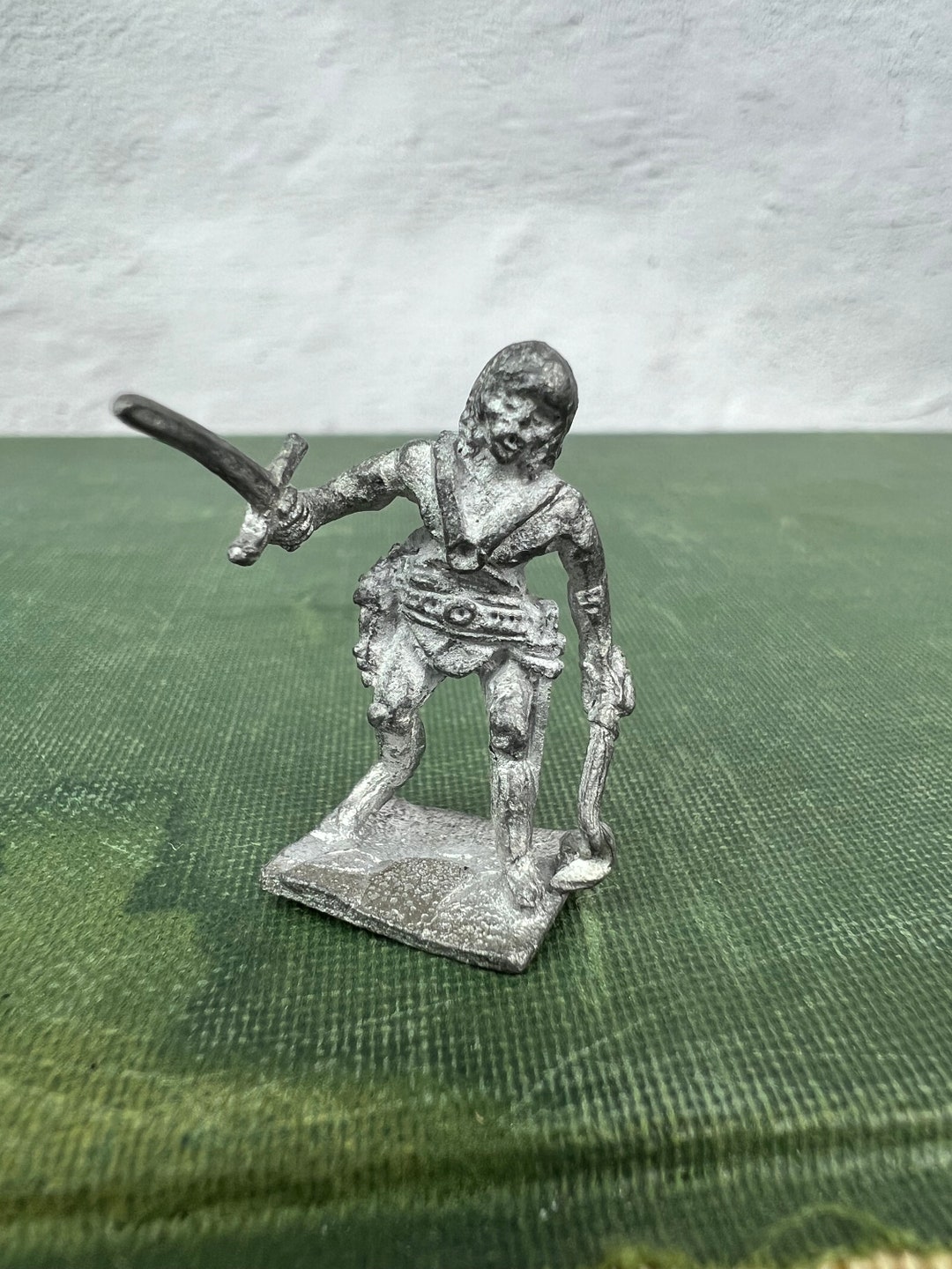 Vintage Pewter Warrior Mini Figure, RPG Characters, D&D - Etsy