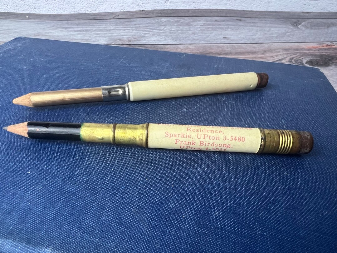 Vintage Bullet Advertising Pencils - Etsy
