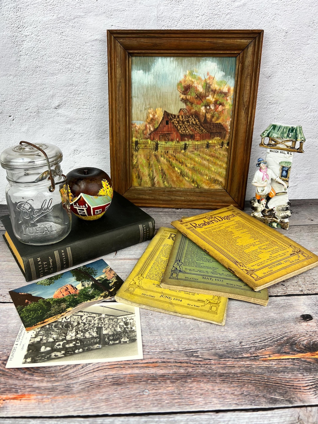 Vintage Farmhouse Collection, Rustic Decor Bundle - Etsy
