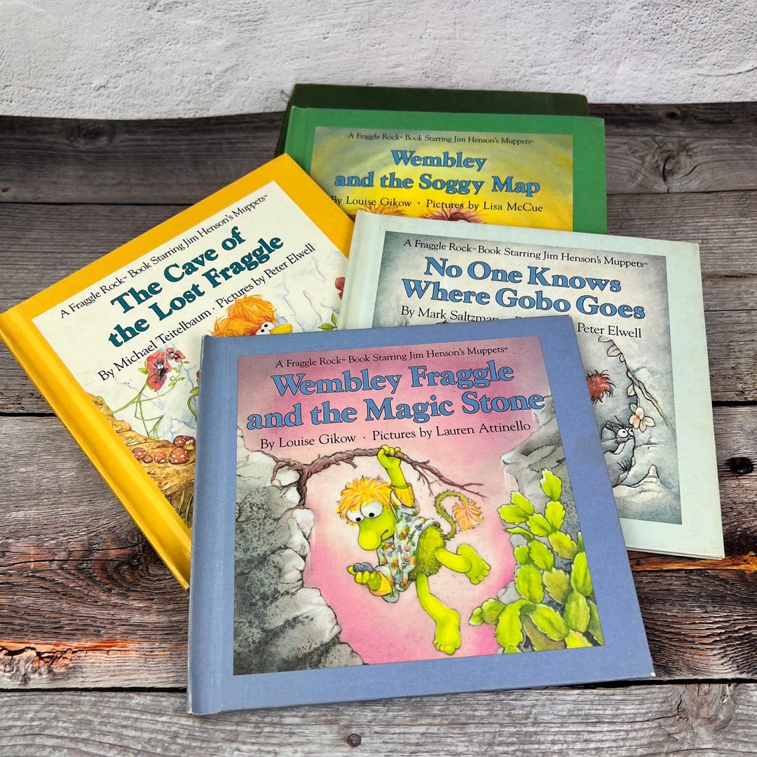 Vintage Fraggle Rock Books Set of 4 - Etsy