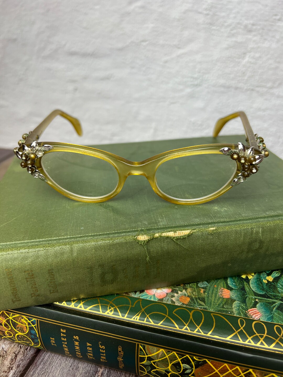 Vintage Elsa Schiaparelli Cat Eye Glasses Etsy