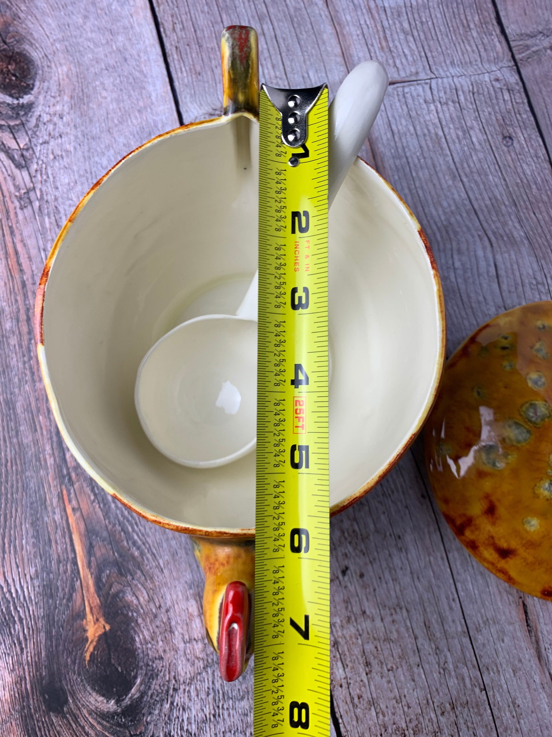 Vintage Handmade Chicken Shaped Soup Dish With Lid and Ladle - Etsy