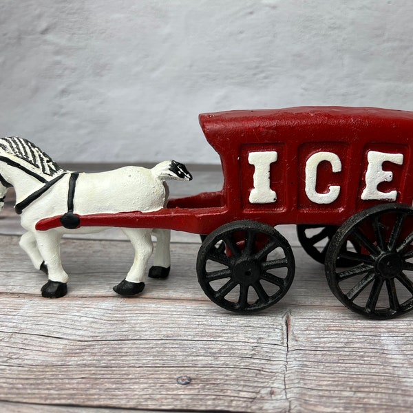Cast Iron Ice Wagon - Etsy