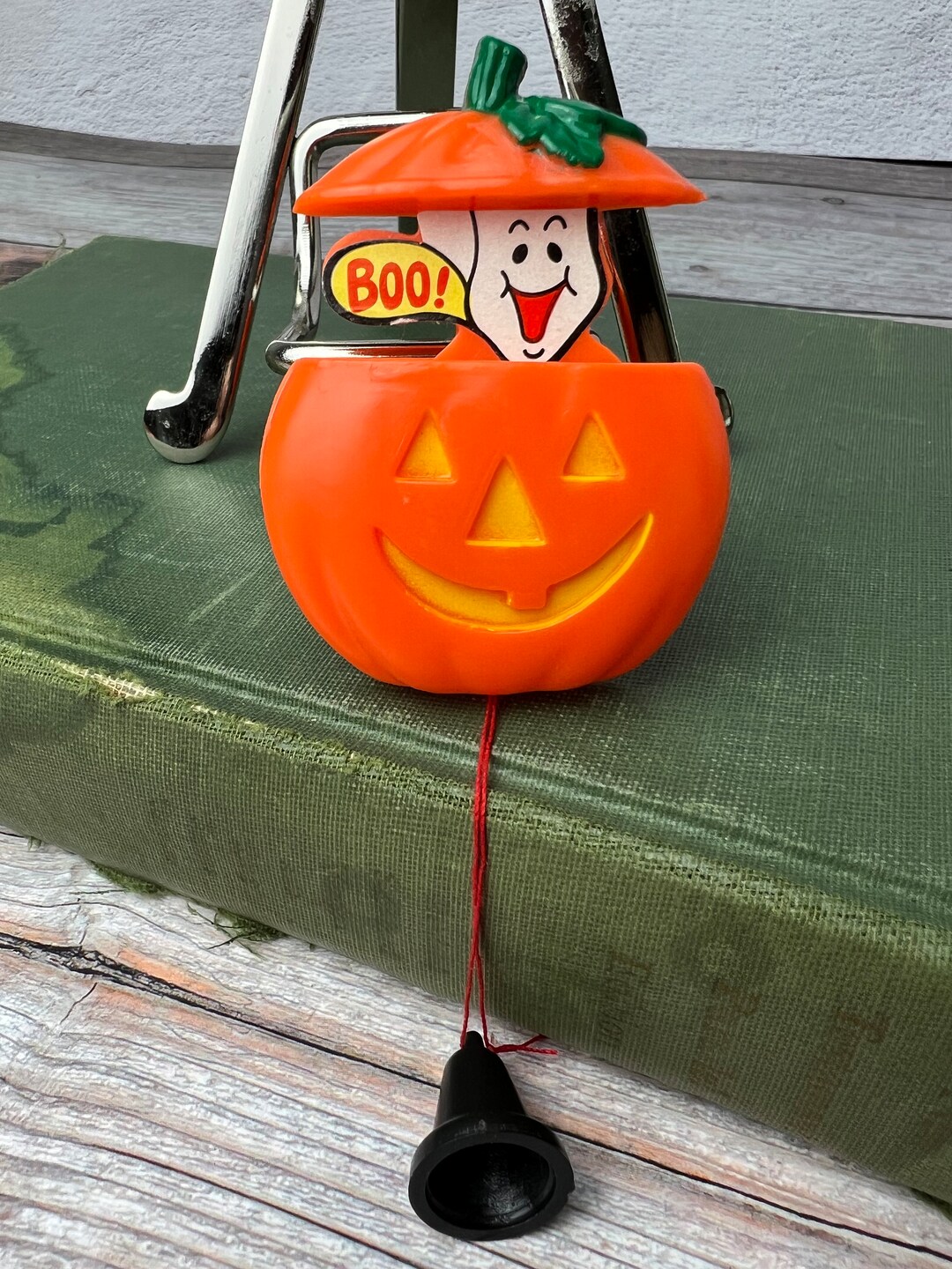 Vintage Plastic Pop up Pumpkin Pin - Etsy