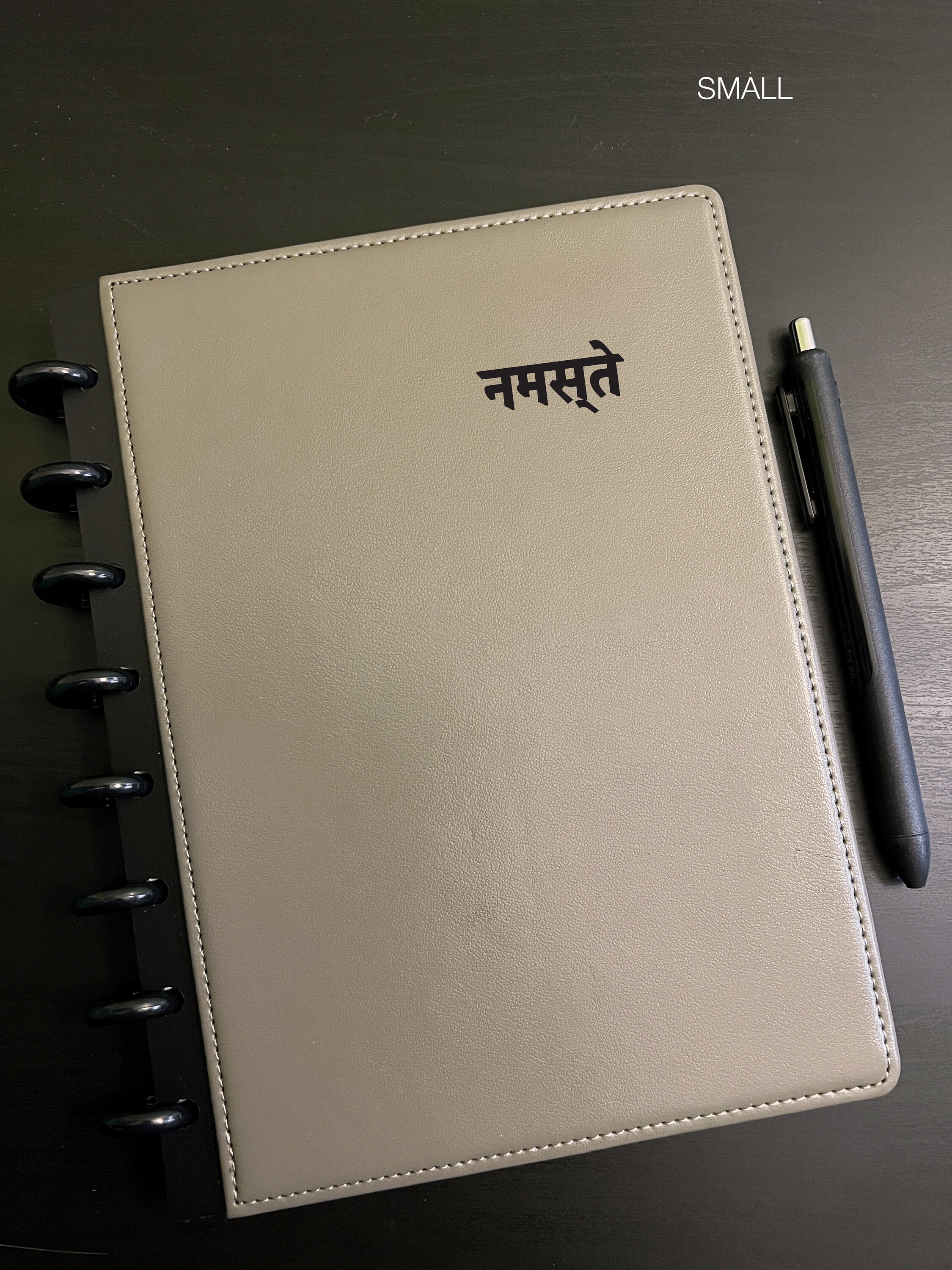 Hindi Decal- Hello | Namaste, Custom Vinyl Decal for Journals, Water ...