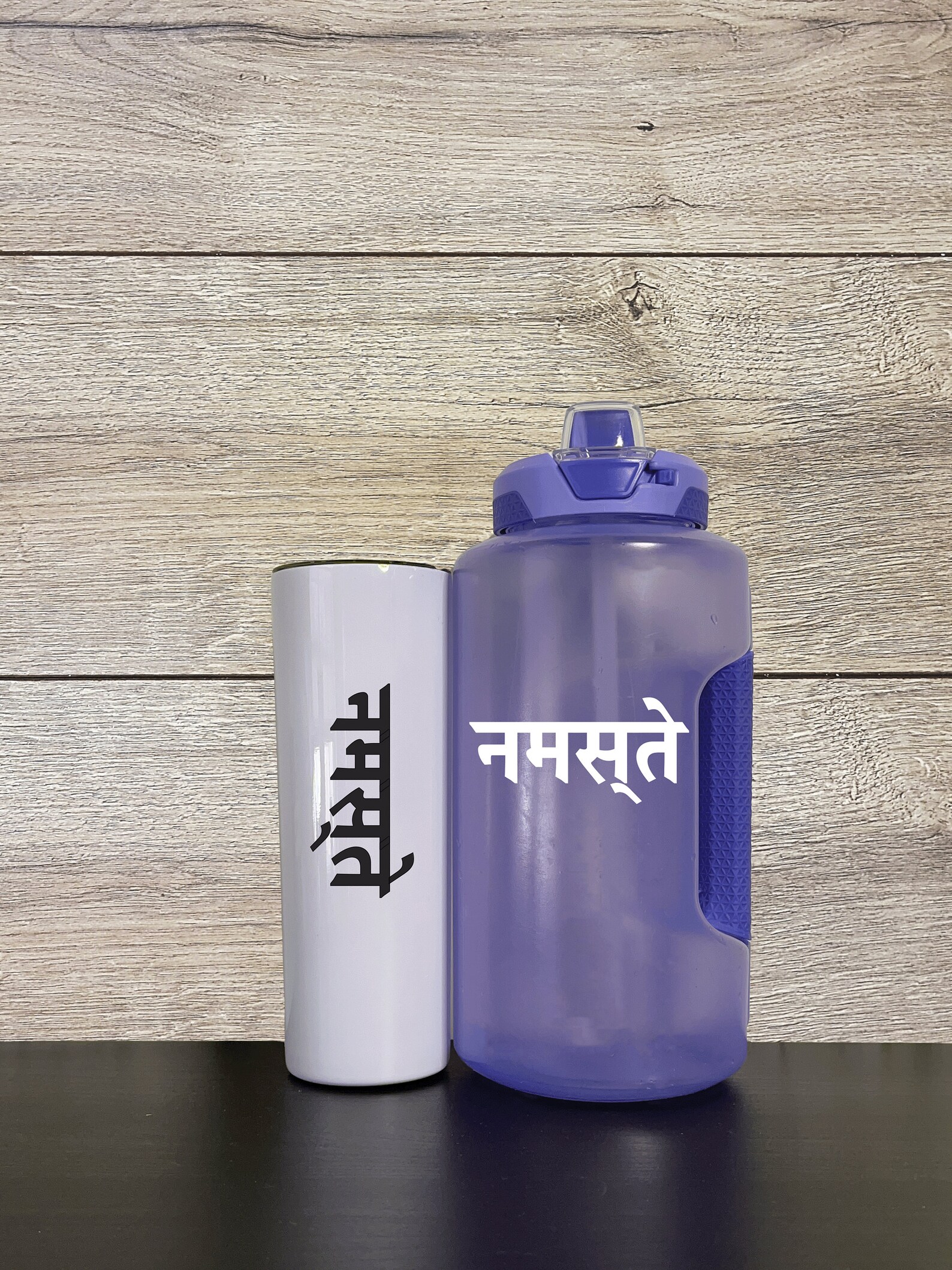 Hindi Decal- Hello | Namaste, Custom Vinyl Decal for Journals, Water ...
