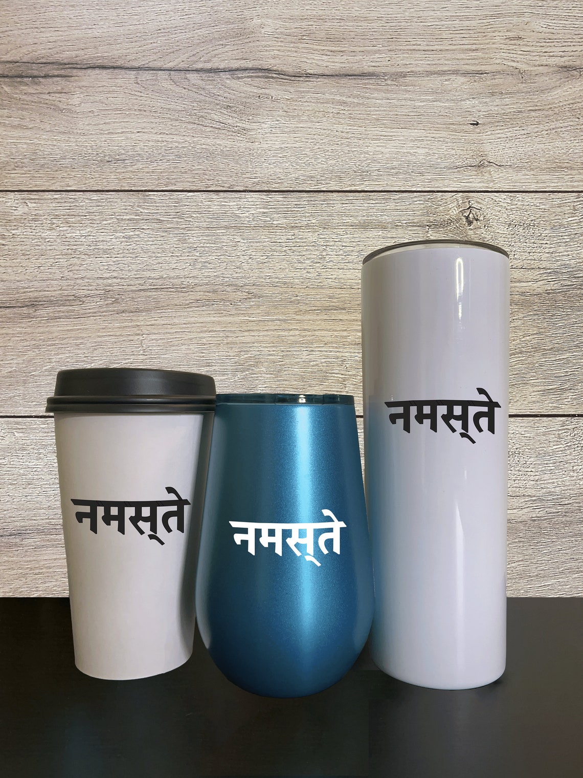 Hindi Decal- Hello | Namaste, Custom Vinyl Decal for Journals, Water ...