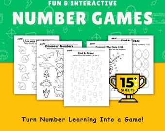 Fun & Interactive Number Games | Preschool Kindergarten Activities ...