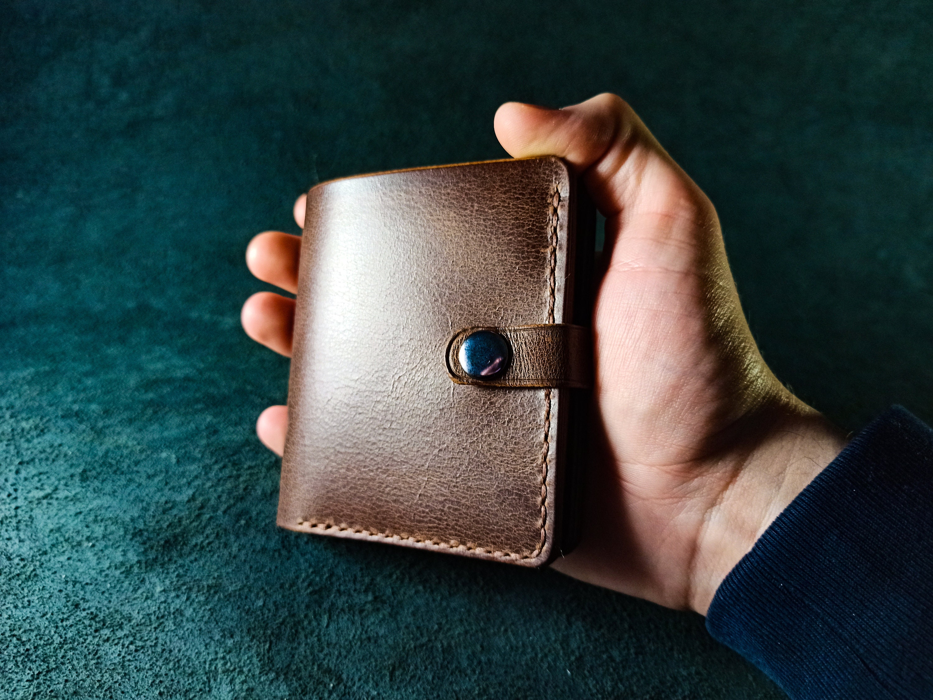 Bi-fold Leather Wallet PDF Pattern DIY Template Leathercraft Handmade ...