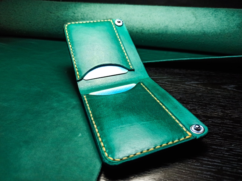 Leather Wallet PDF Pattern DIY Template Leathercraft - Etsy