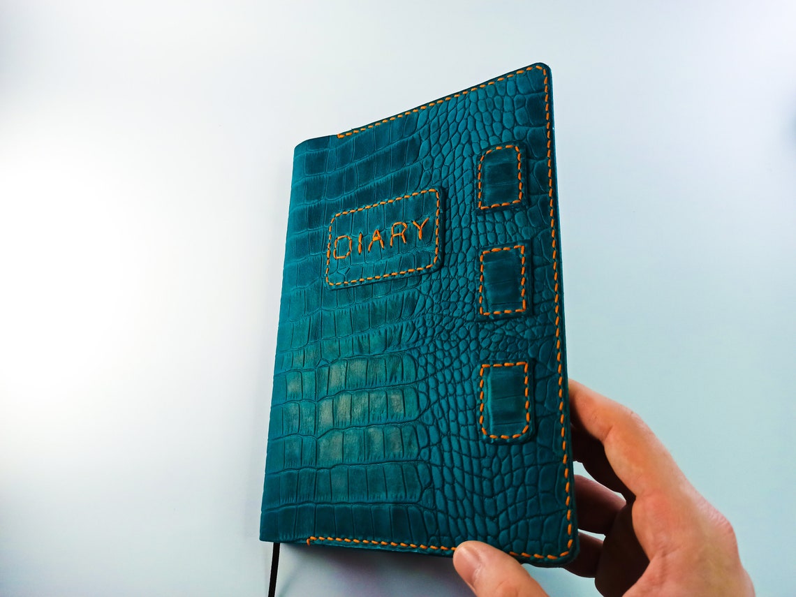 A5 Notebook Cover PDF Pattern DIY Template Leathercraft Handmade ...