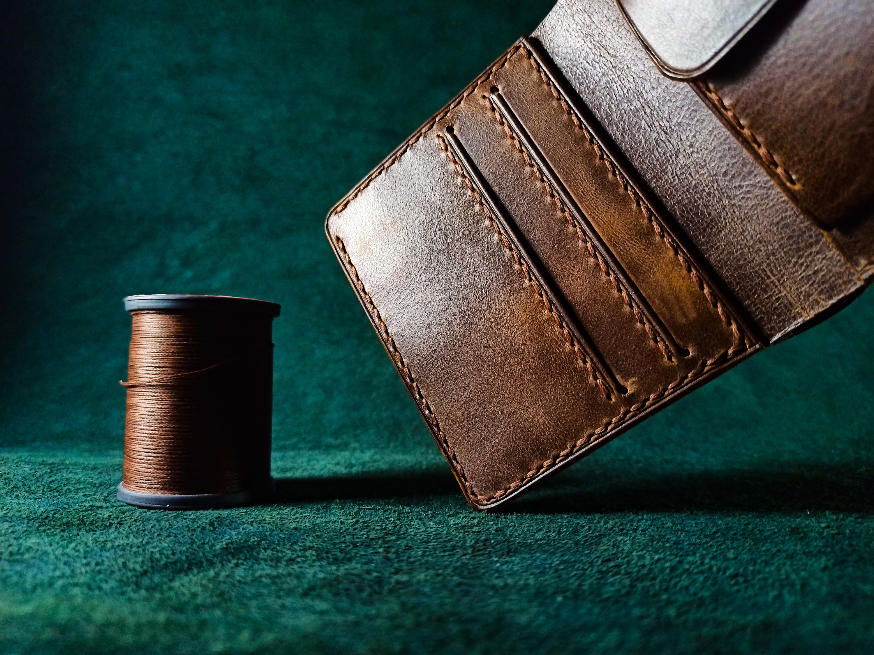 Bi-fold Leather Wallet PDF Pattern DIY Template Leathercraft Handmade ...