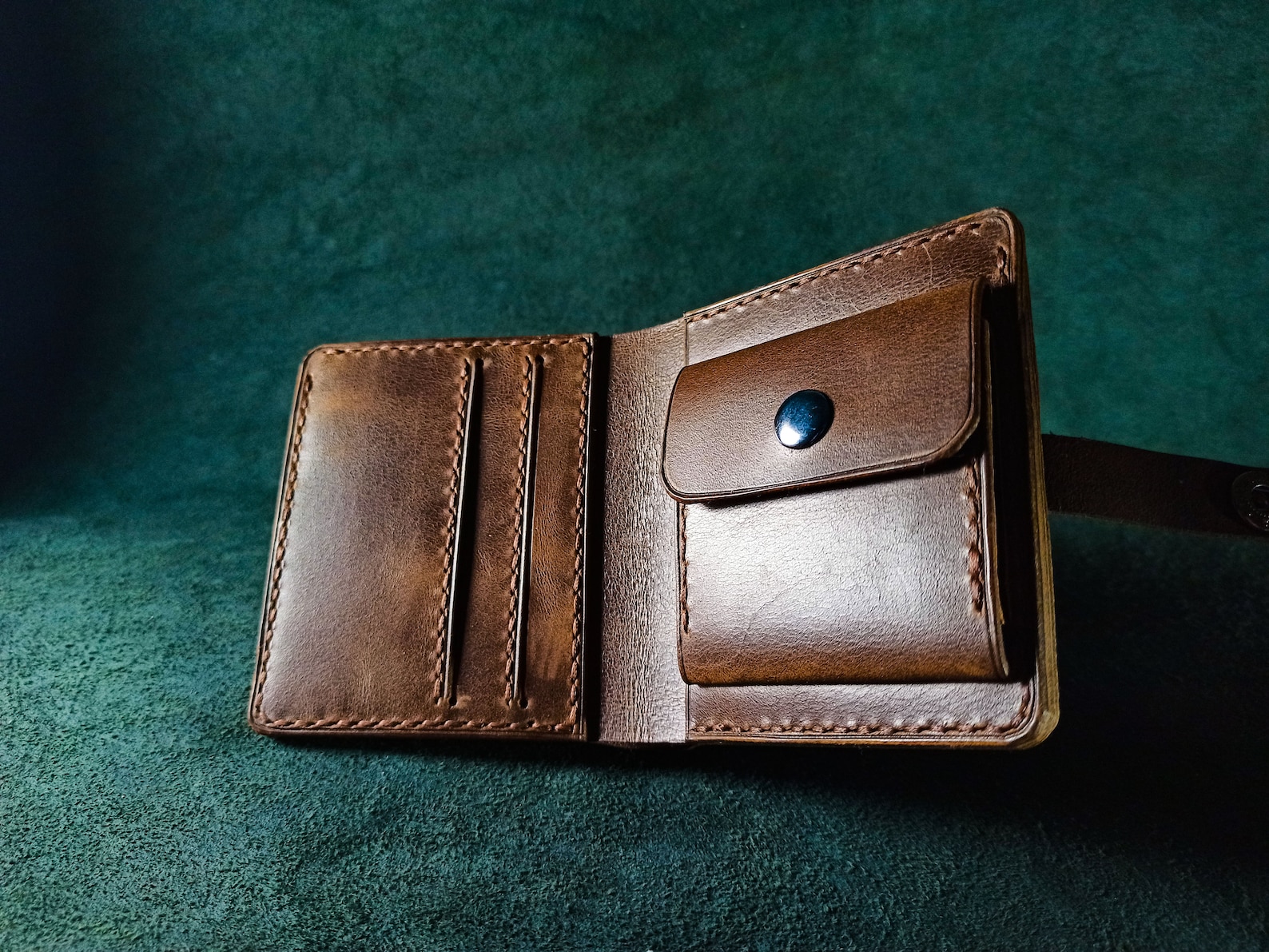 Bi-fold Leather Wallet PDF Pattern | DIY | Template | Leathercraft ...