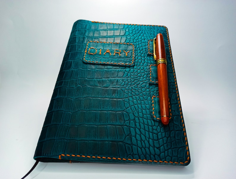 A5 Notebook Cover PDF Pattern | DIY | Template | Leathercraft ...