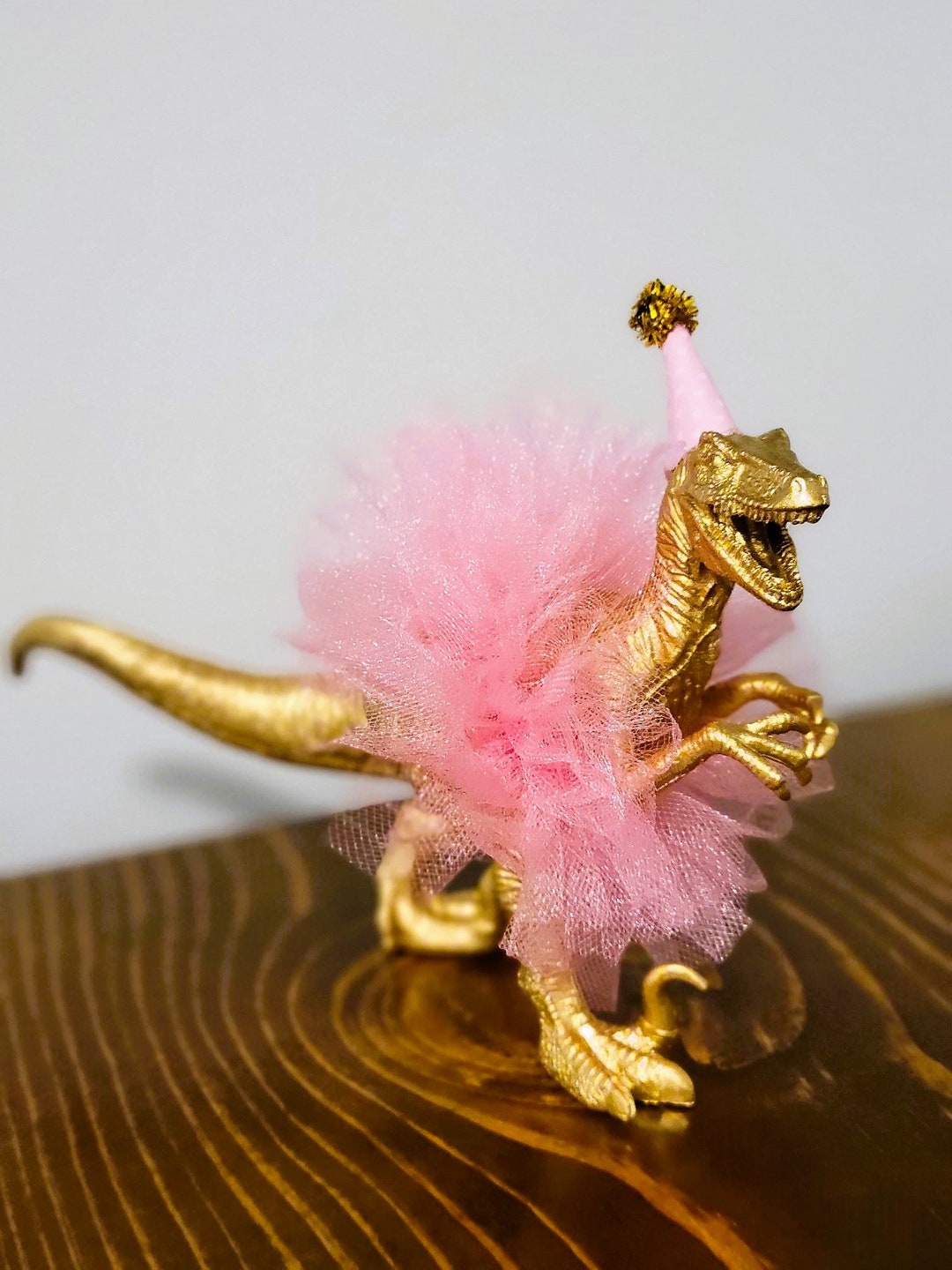 CUSTOM Gold Velociraptor Dinosaur for - Etsy
