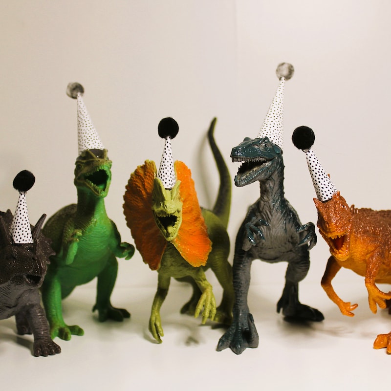 Dinosaur Party Hat - Etsy
