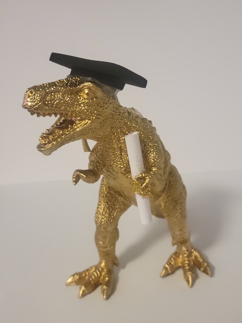 Graduation Dinosaur Cake Toppergraduation Decoration for - Etsy