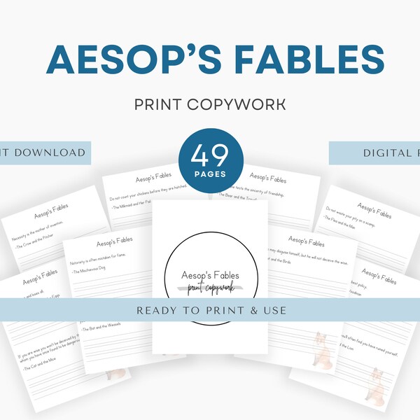 Aesops Fables - Etsy