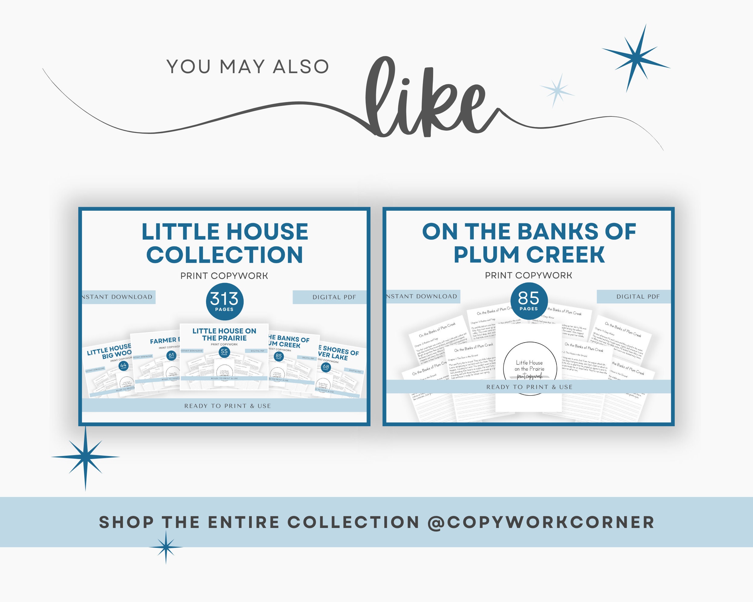 Little House in the Big Woods Copy Work, Charlotte Mason Copywork ...