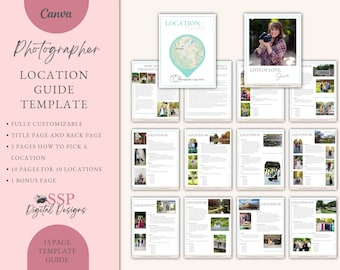 Location Guide for Photographers | Canva Template - Etsy