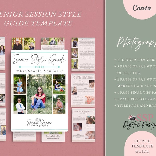 Canva Family Portrait Style Guide, Family Photography Style Guide ...