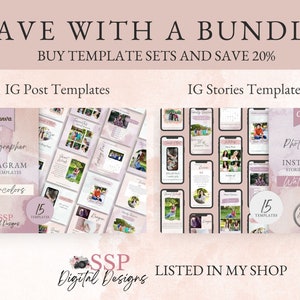 15 Watercolor Instagram Story Templates for Photographers, Instagram ...