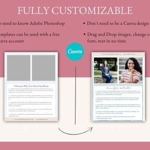 Headshots Session Welcome Guide, Headshot Photography Guide, CANVA ...