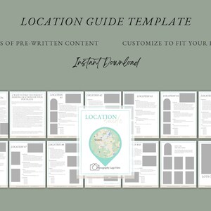 Canva Photography Location Guide, Session Location Guide, Photography ...