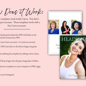 Headshots Session Welcome Guide, Headshot Photography Guide, CANVA ...