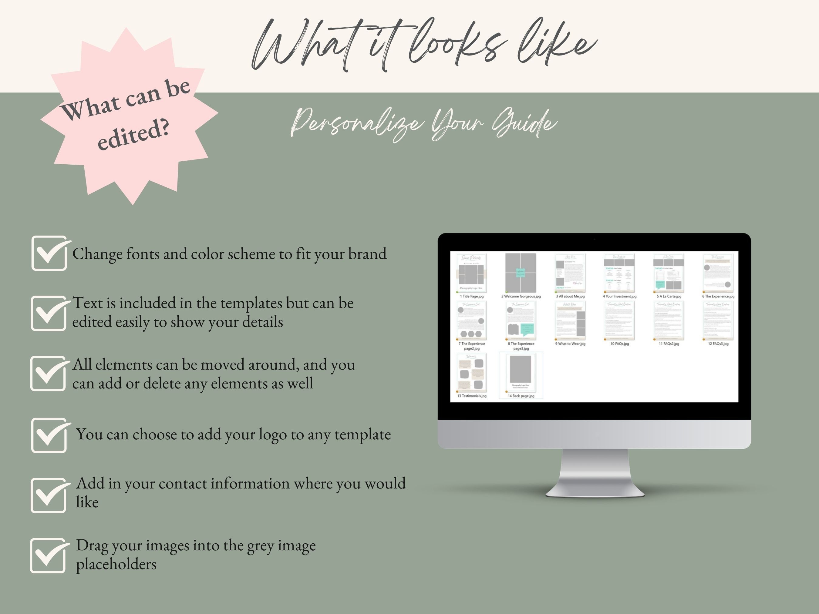Canva Senior Portraits Welcome Guide, Photography Welcome Guide ...
