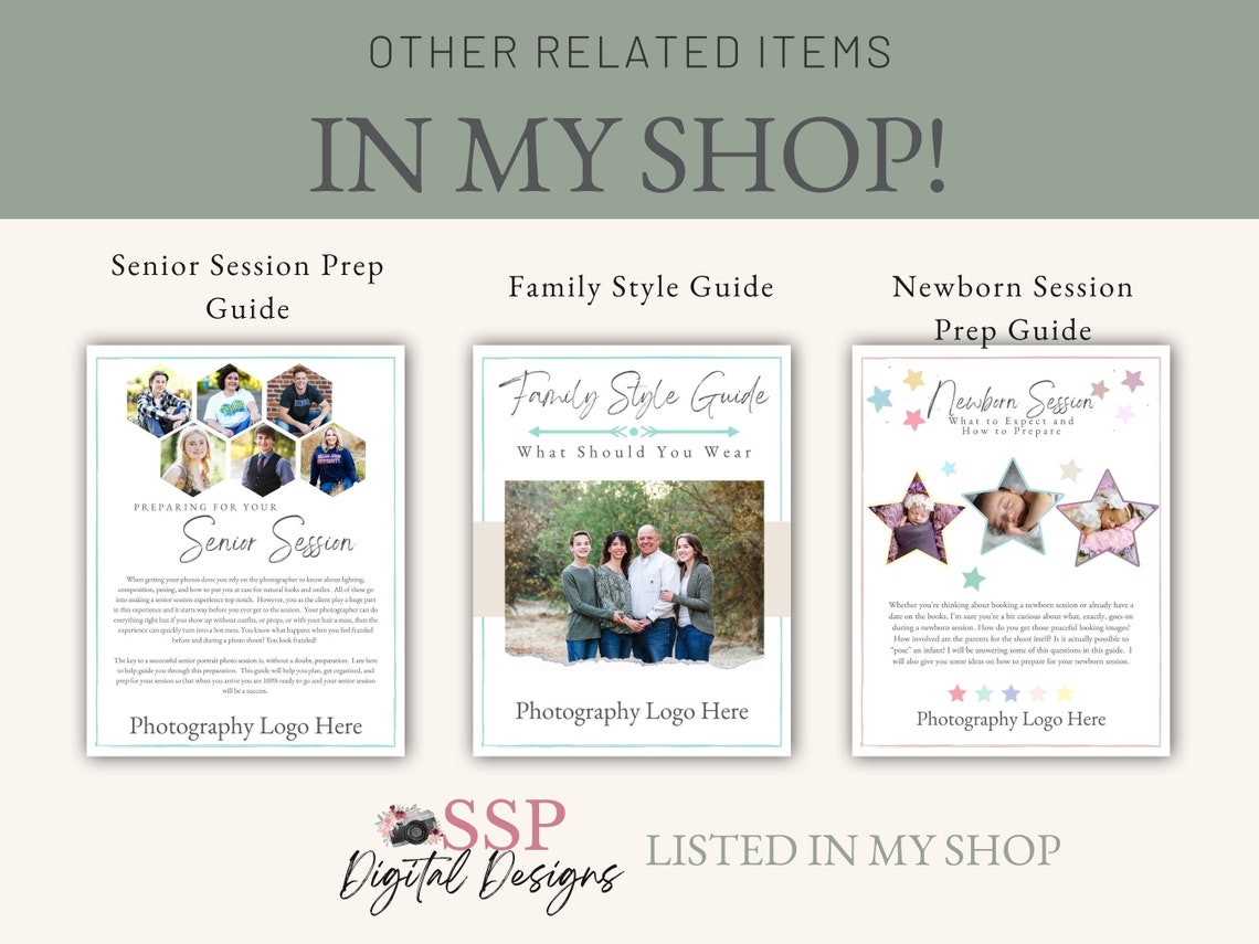 Canva Senior Portrait Style Guide, Senior Photography Style Guide, What ...