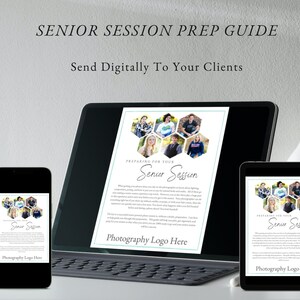 Canva Senior Portrait Prep Guide, Senior Photography Prep Guide, CANVA ...