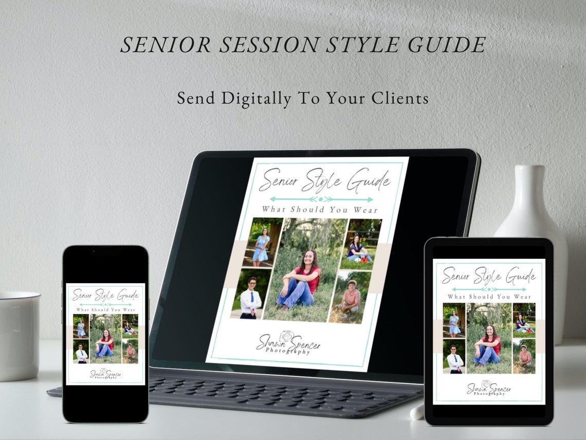 Canva Senior Portrait Style Guide, Senior Photography Style Guide, What ...