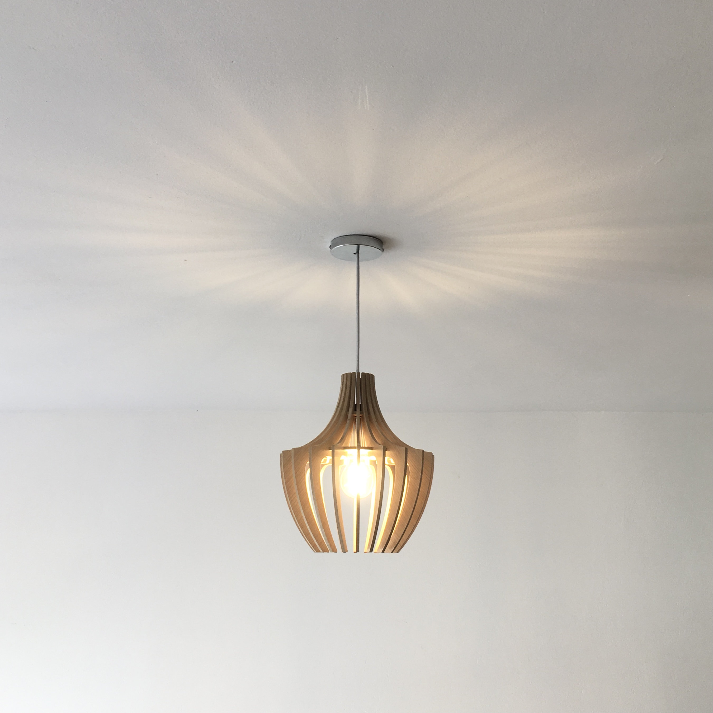 Wood Suspension Pendant Light Wooden Ceiling Fixture - Etsy