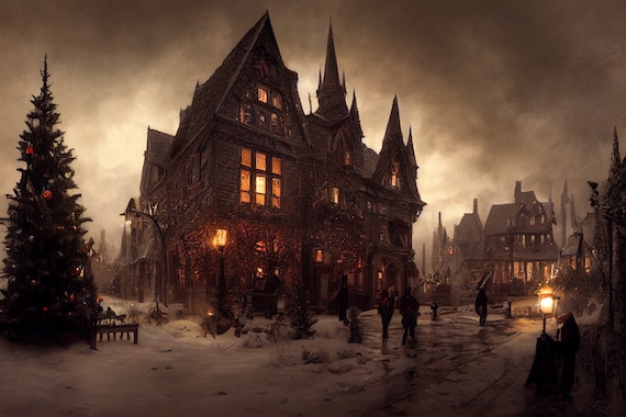 Gothic Christmas Wallpaper