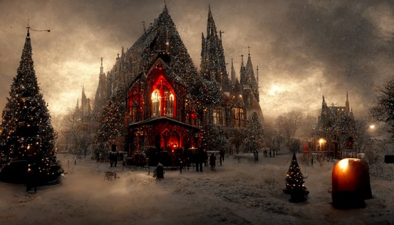 Gothic Christmas Wallpaper