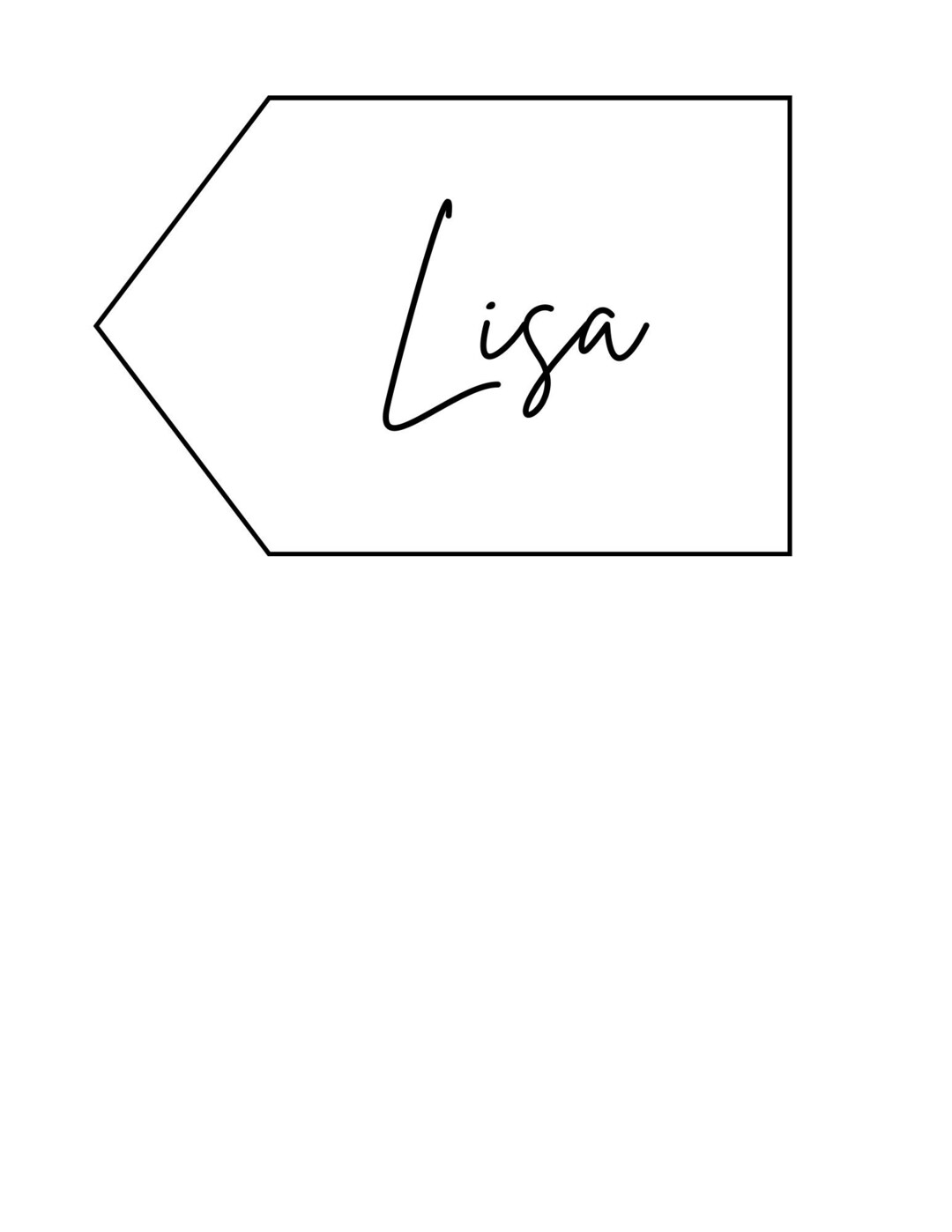 Modern Cursive Gift Tag Template - Etsy