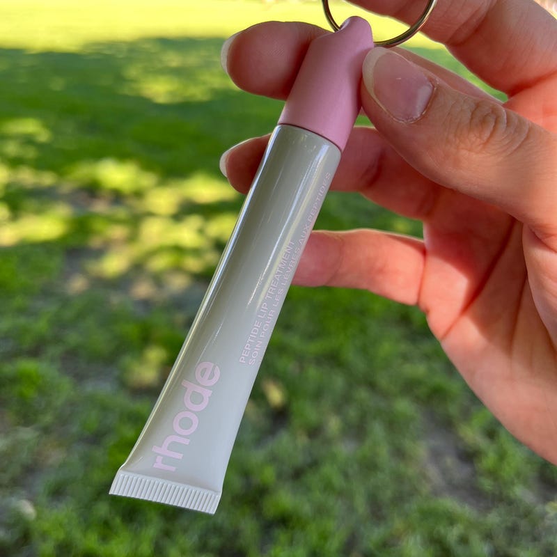 Silver Lip Balm Keychain - Etsy