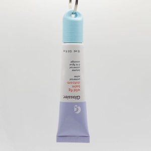 Glossier Brand Keychain Cap (key Ring Included) - Chapstick and Lip ...