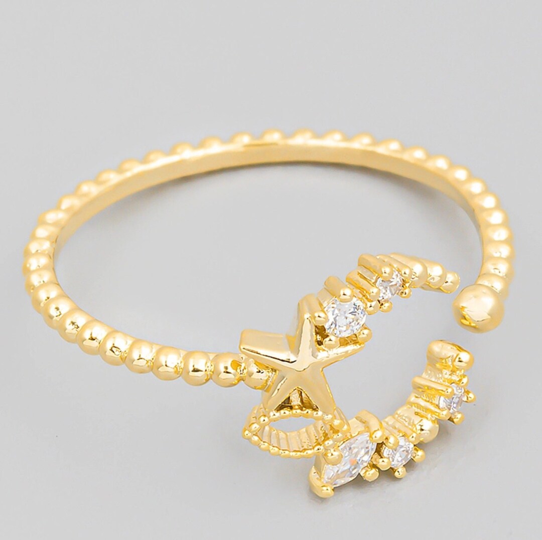 Stackable 14k Gold Dipped White Gold Dipped Delicate - Etsy