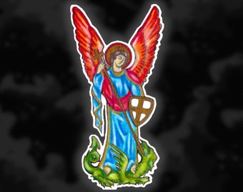 St Michael Archangel Vinyl - Etsy