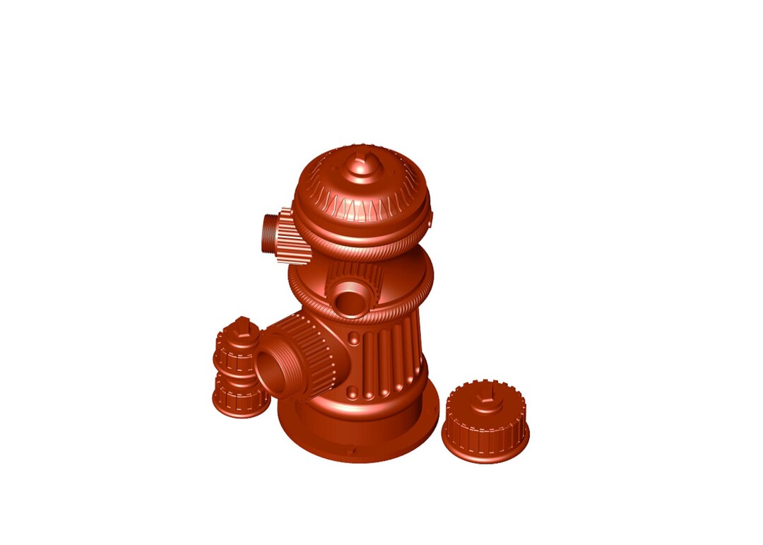 1/24 Scale Vintage Fire Hydrant - Etsy