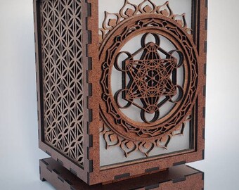 Sacred Geometry Lamp - Etsy