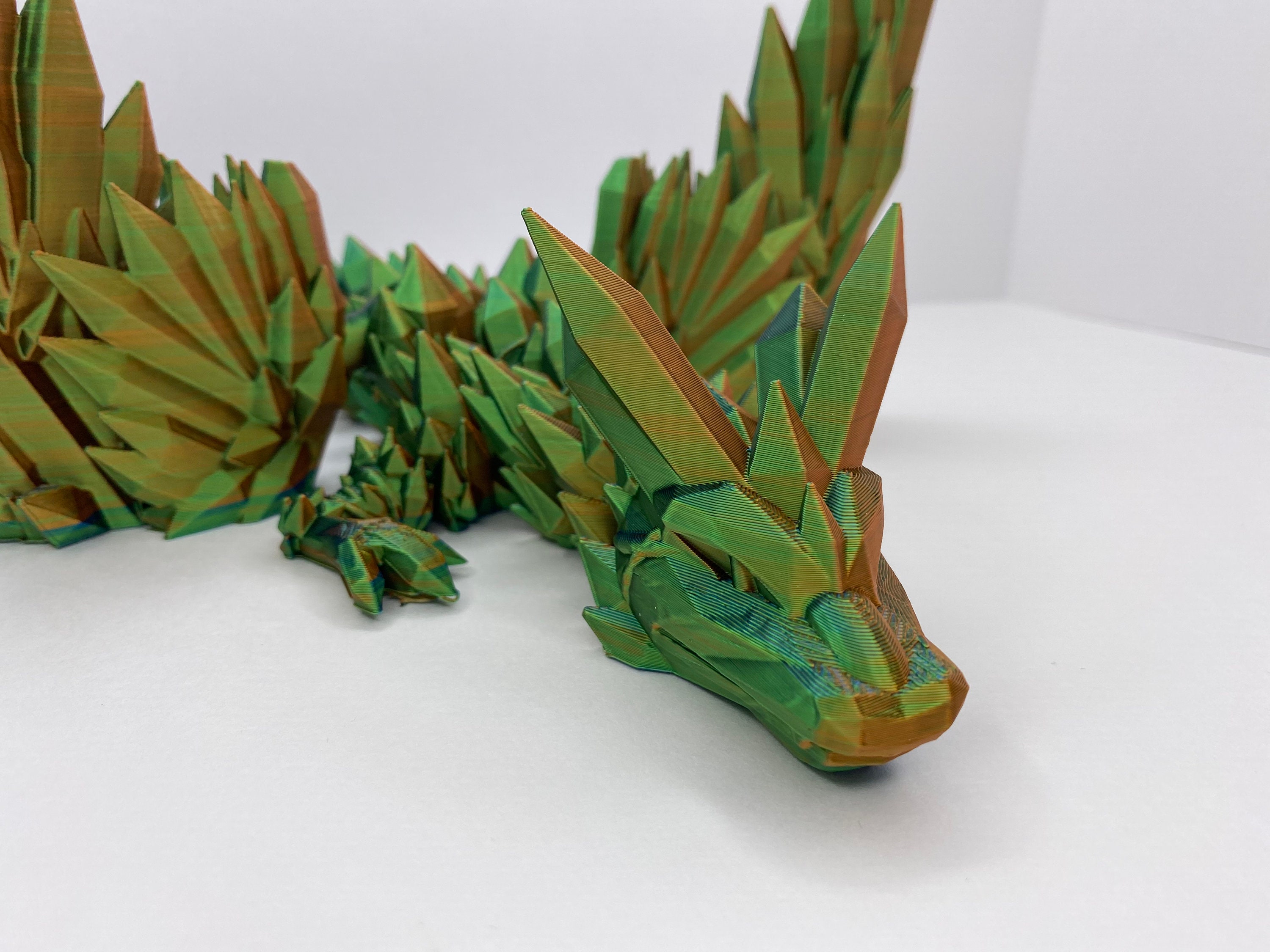 3d Printed Articulated Winged Dragon,cinderwing3d - Etsy