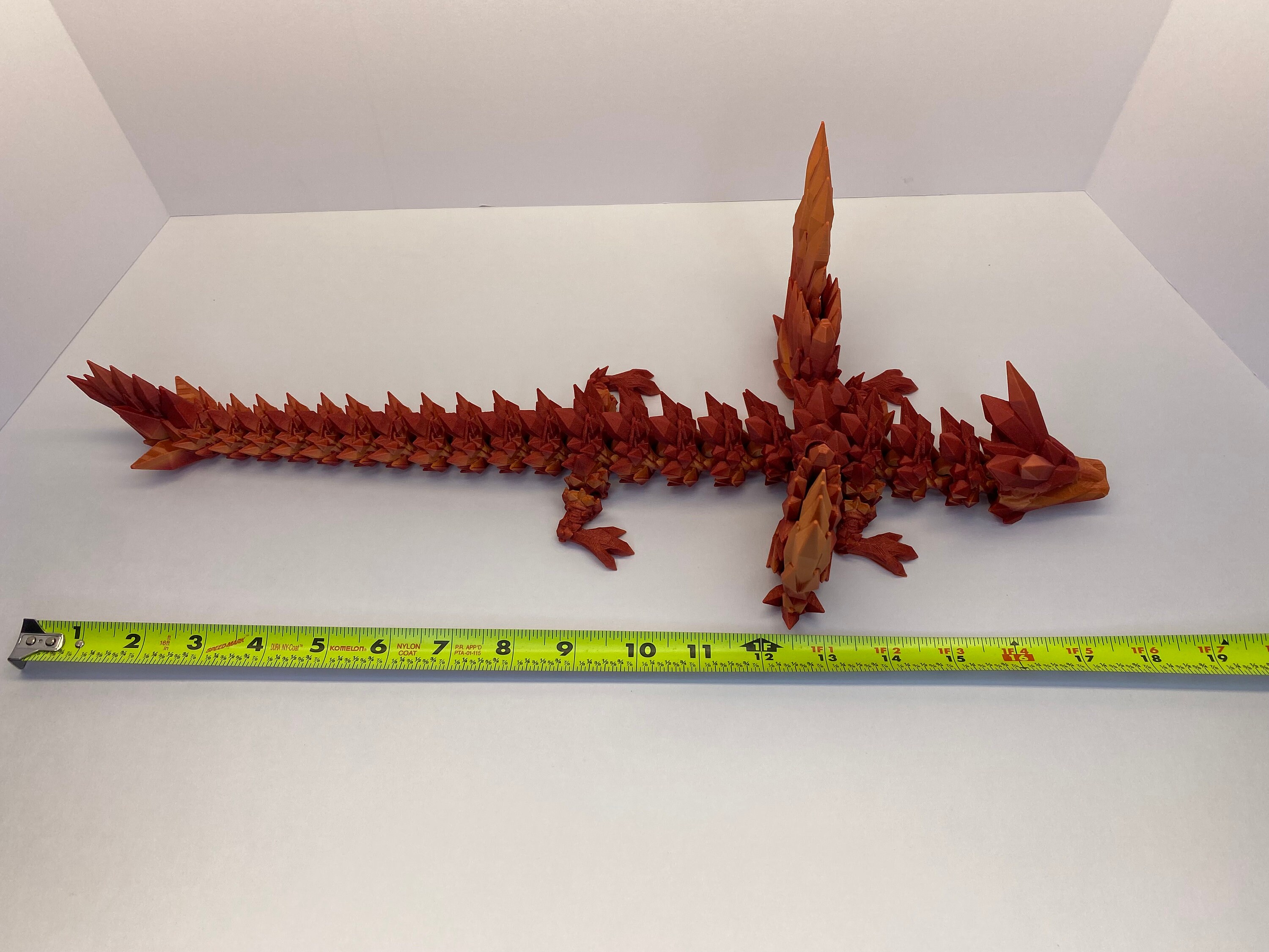 3d Printed Articulated Winged Dragon,cinderwing3d - Etsy