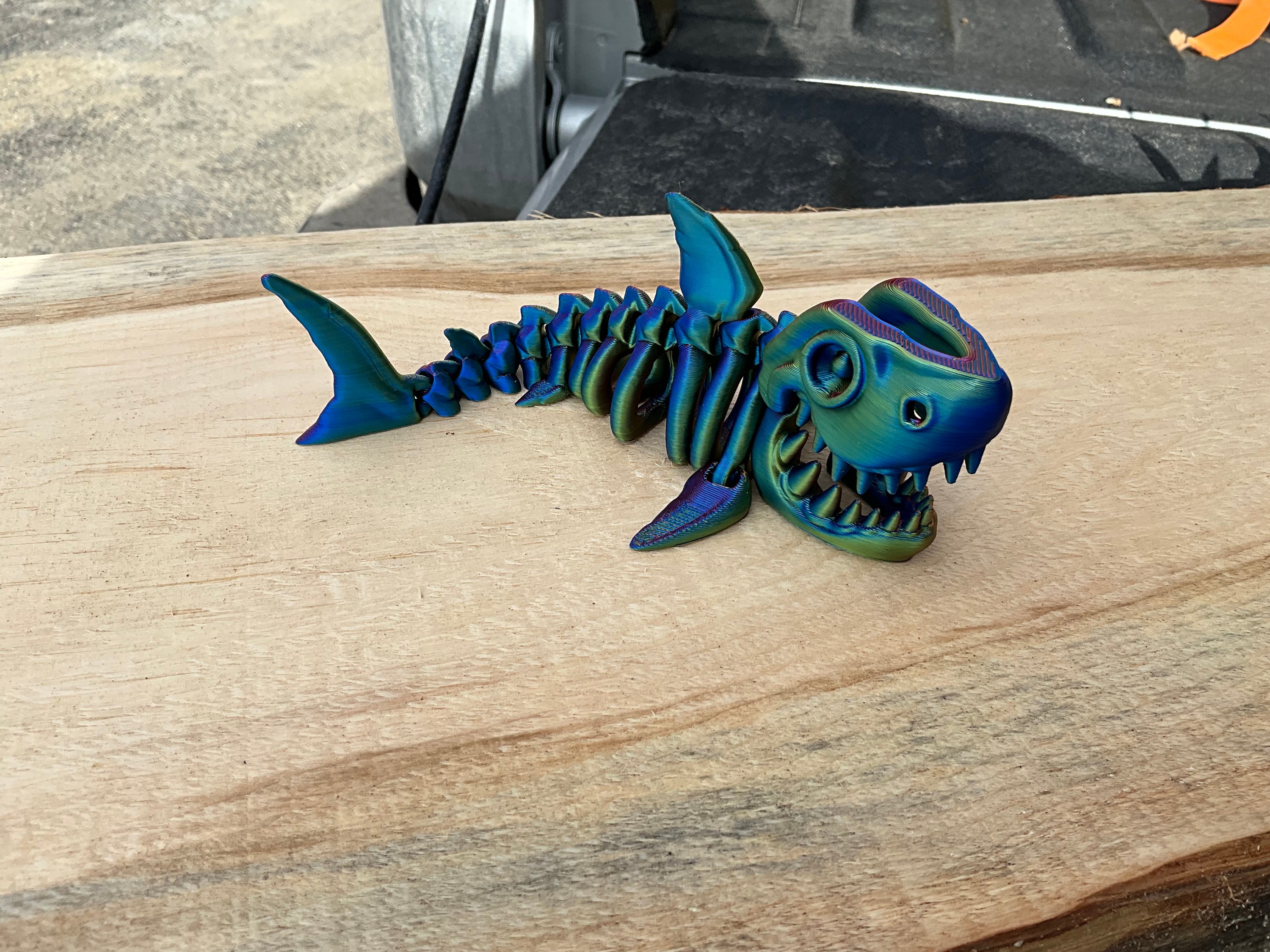 3d Printed Flexi Shark - Etsy
