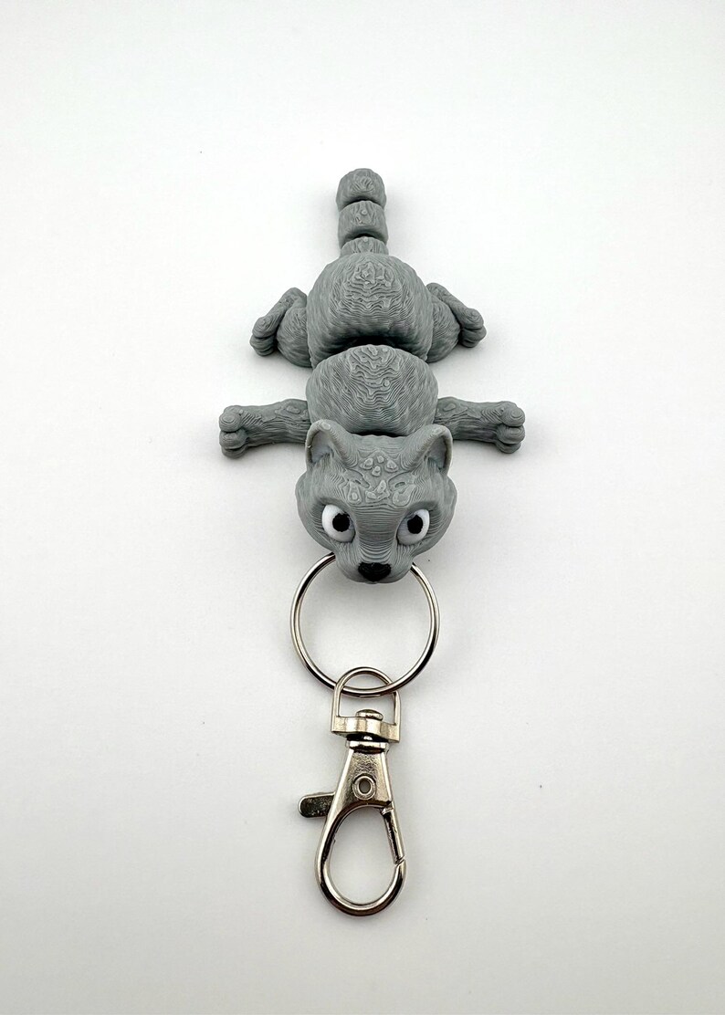 3d Printed Articulated Animal Keychains Fidget Toy - Etsy