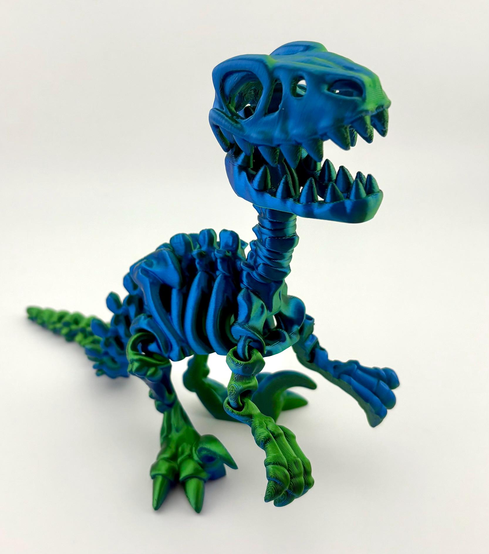 3d Printed Articulated Flexi Raptor - Etsy