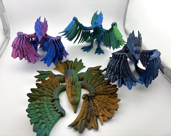 Articulated Phoenix, Flexible Phoenix Toy, Flexi Factory Authorized ...