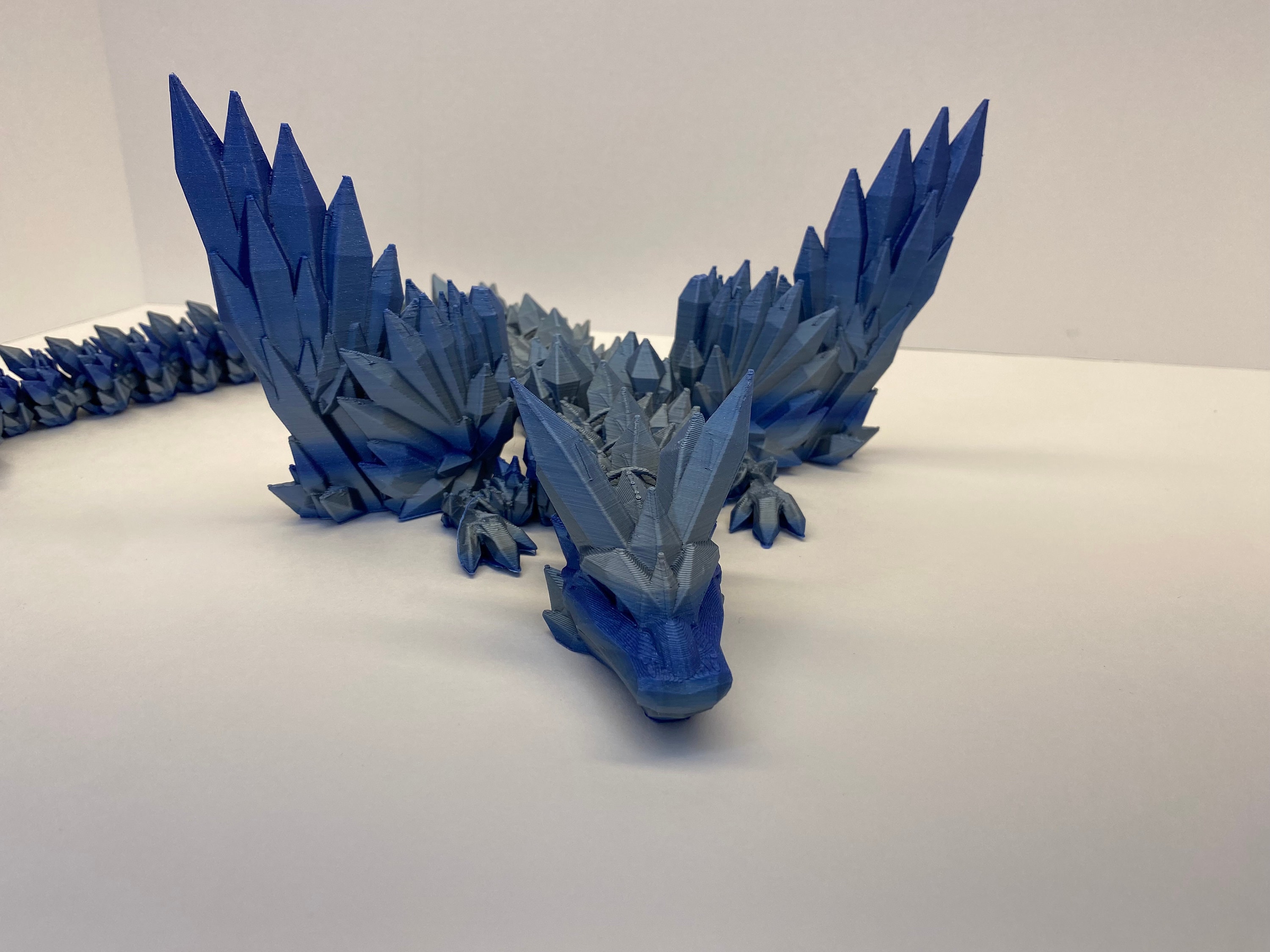 3d Printed Articulated Winged Dragon,cinderwing3d - Etsy